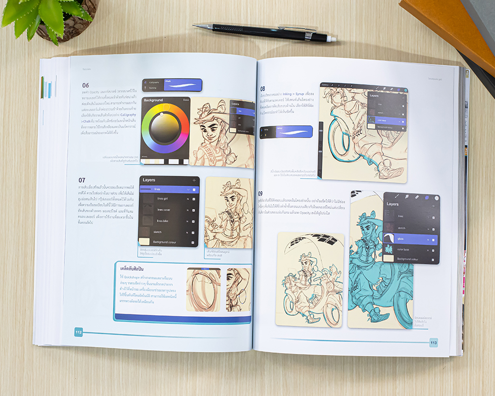 Procreate Characters คู่มือการใช้งาน ฉบับผู้เริ่มต้น -- SERAZU ร้านหนังสือออนไลน์